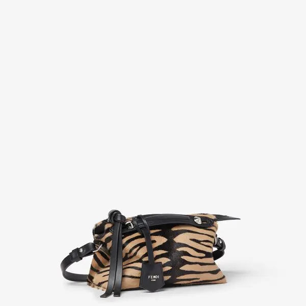 Fendi By The Way Soft Mini Tiger-print Cavallino Leather Mini-bag